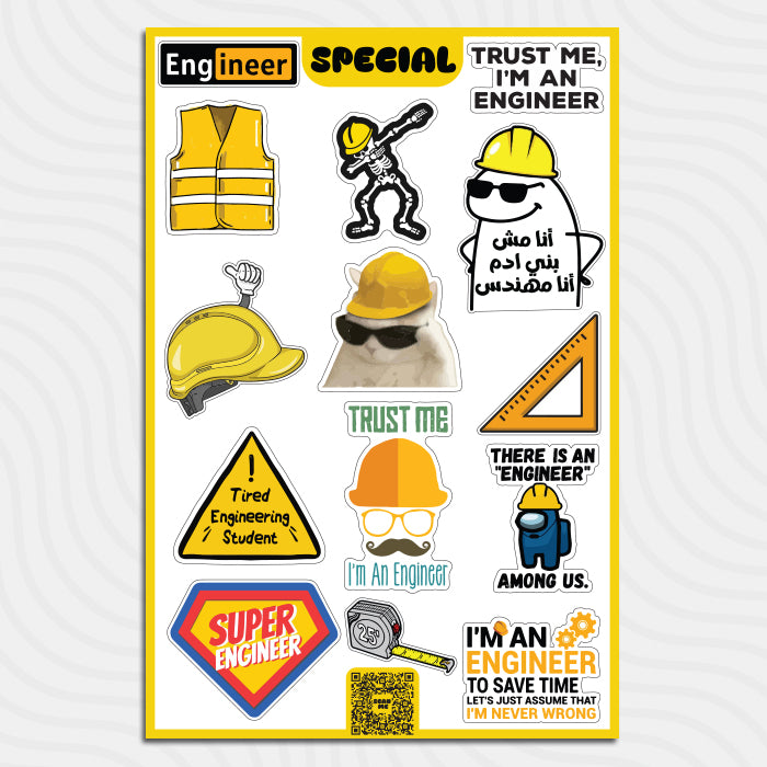 Engineer - Sticker Sheet – special