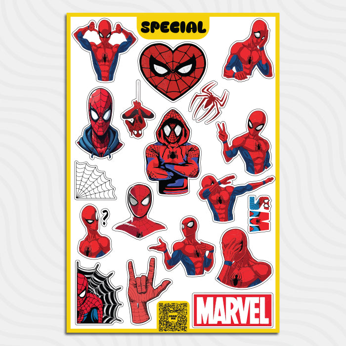 Spiderman - Sticker Sheet – special