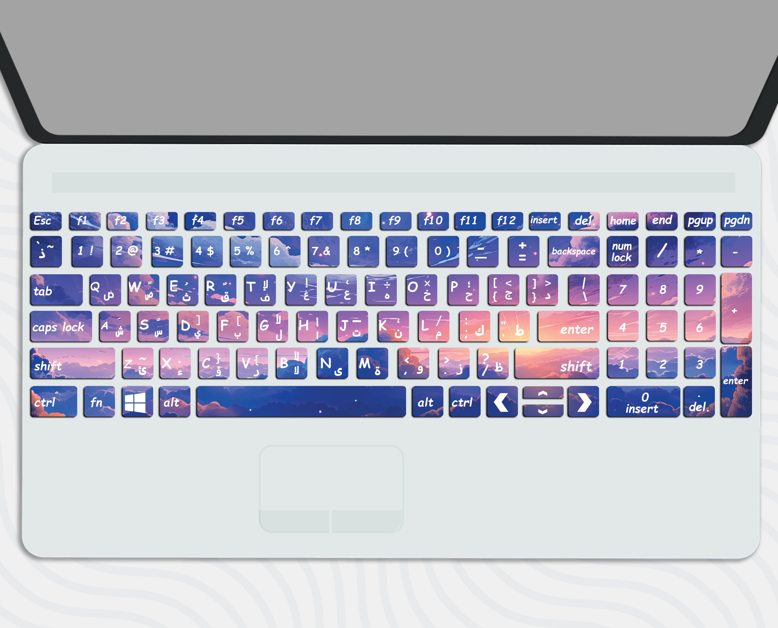 Sunset - Keyboard Sticker – special